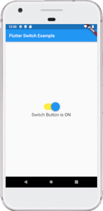 Tự học Flutter | Tìm hiểu về widget Switch trong Flutter » Cafedev.vn